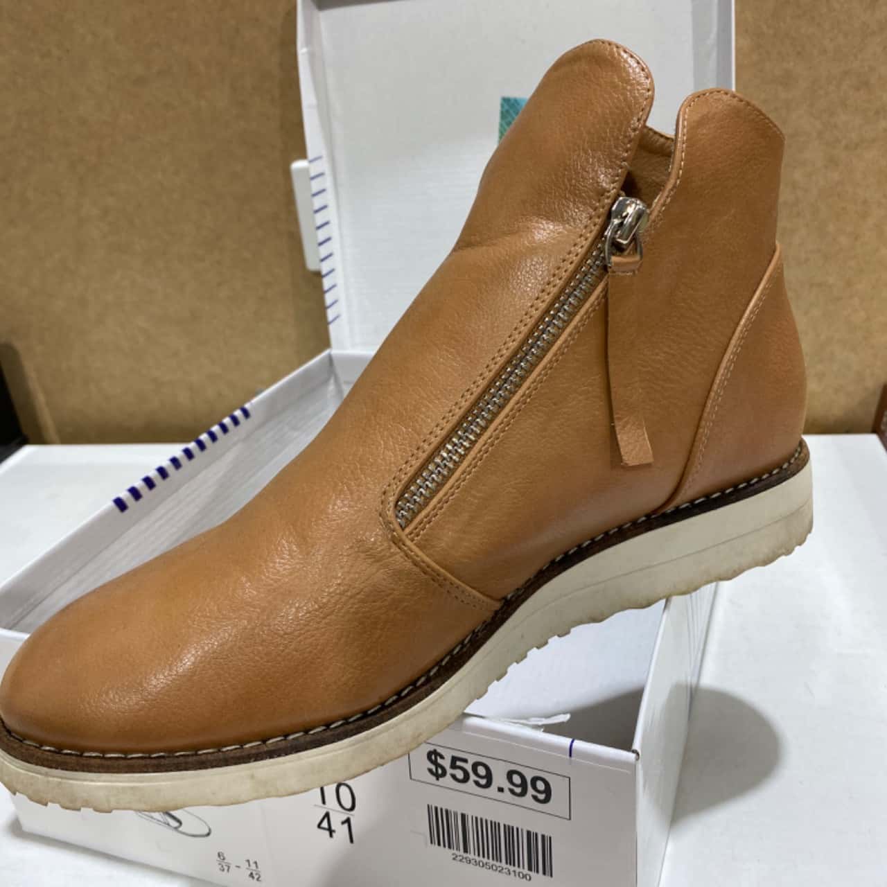 Vybe Tribute Tan Boots Size 10/41 (s)