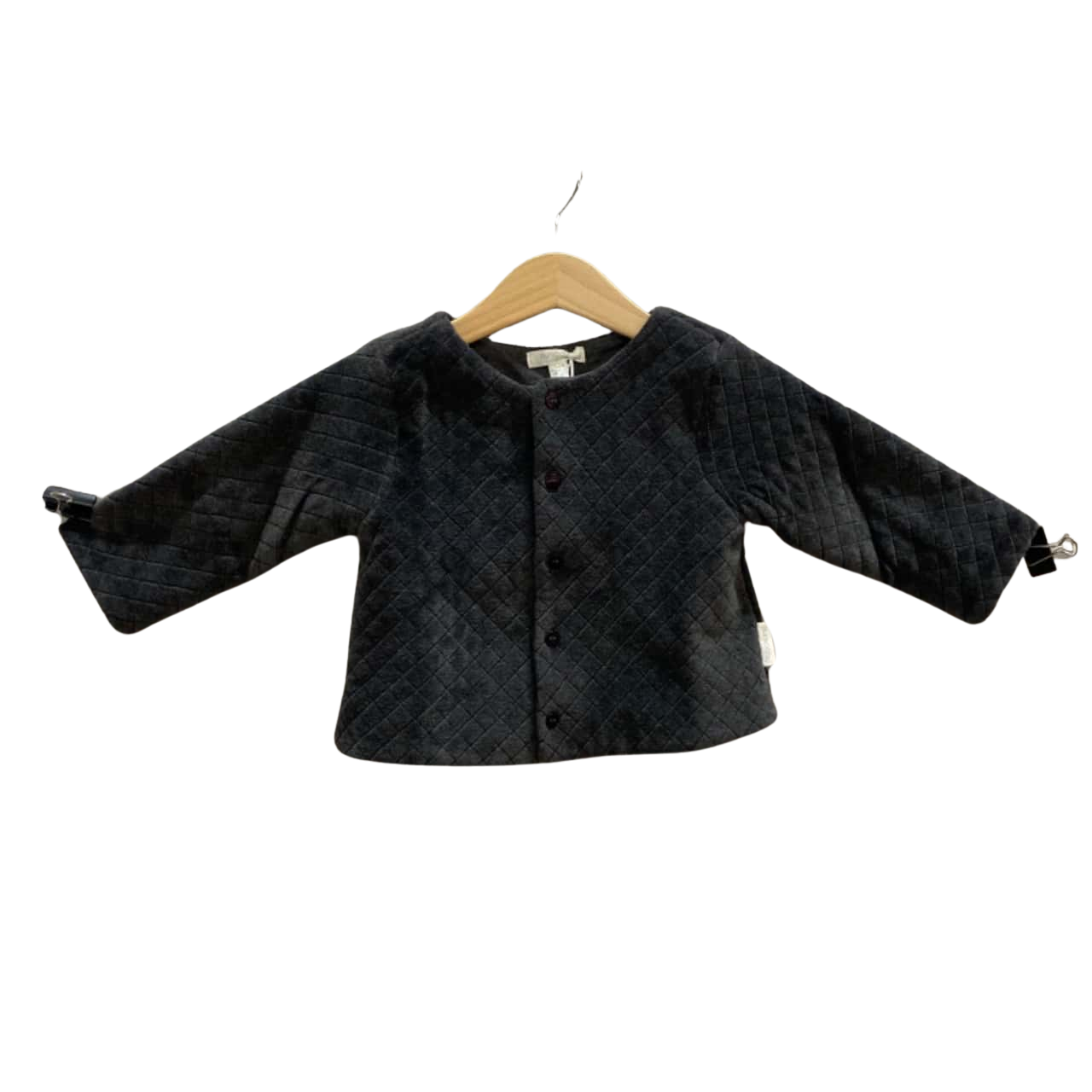 Purebaby Kids Size 12-18m Grey Velour Jacket(s)