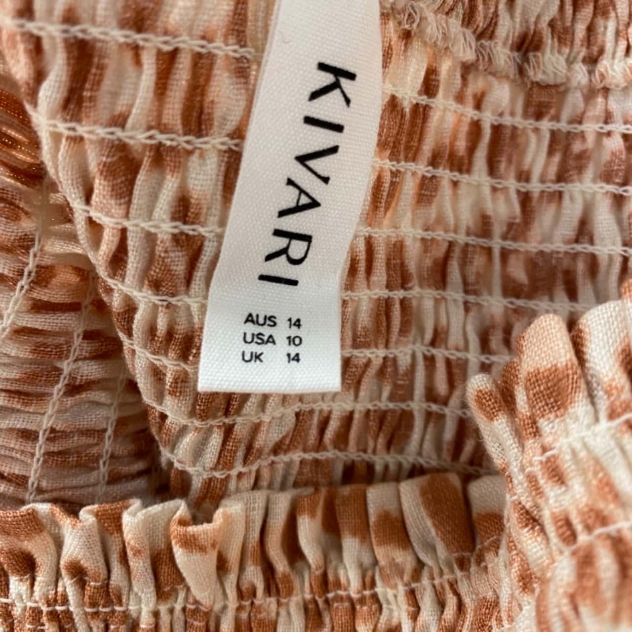 Kivari Top and Wrap Skirt Set Size 12 & 14