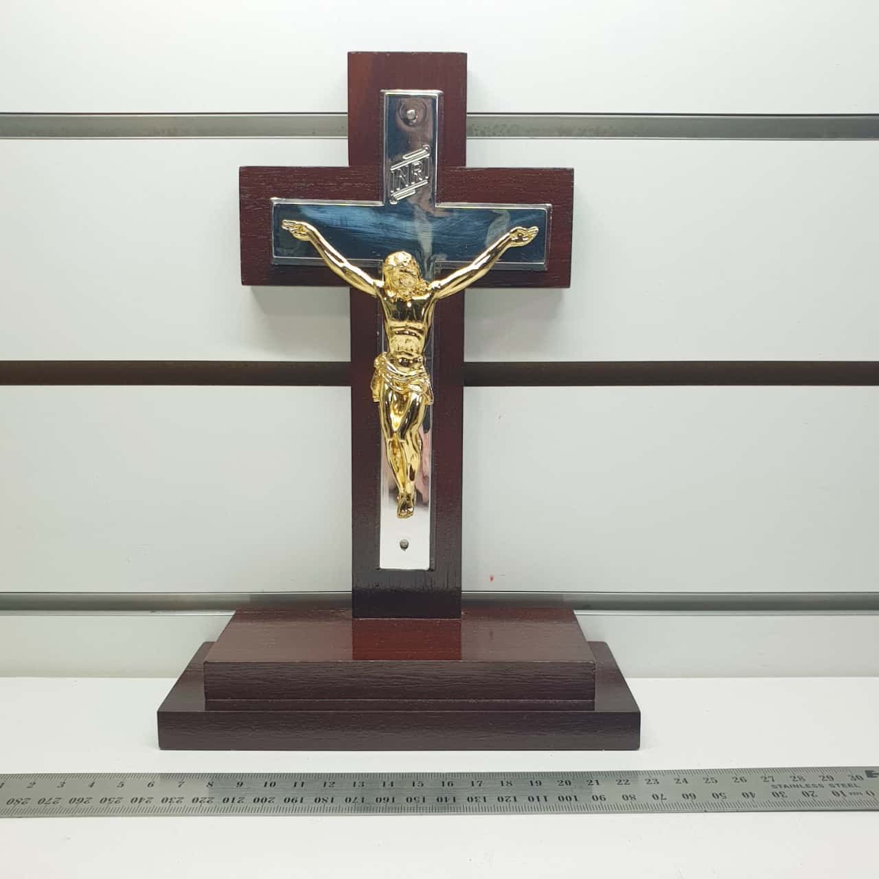 Crucifix with gold/silver colour (s) - Used Very Good | Salvos Stores