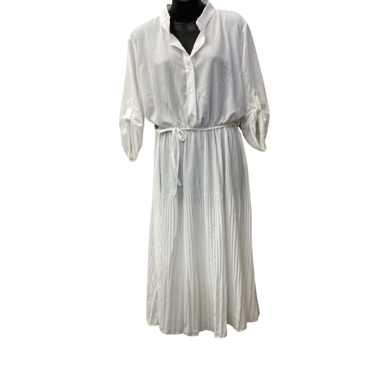 Boohoo Womens Size 16 Midi Dress White (s)