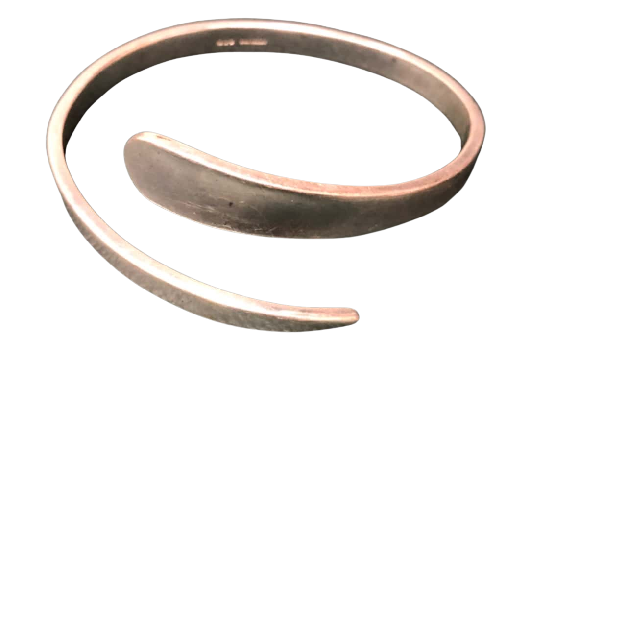 Sterling Silver wrap bangle 46gms(s)