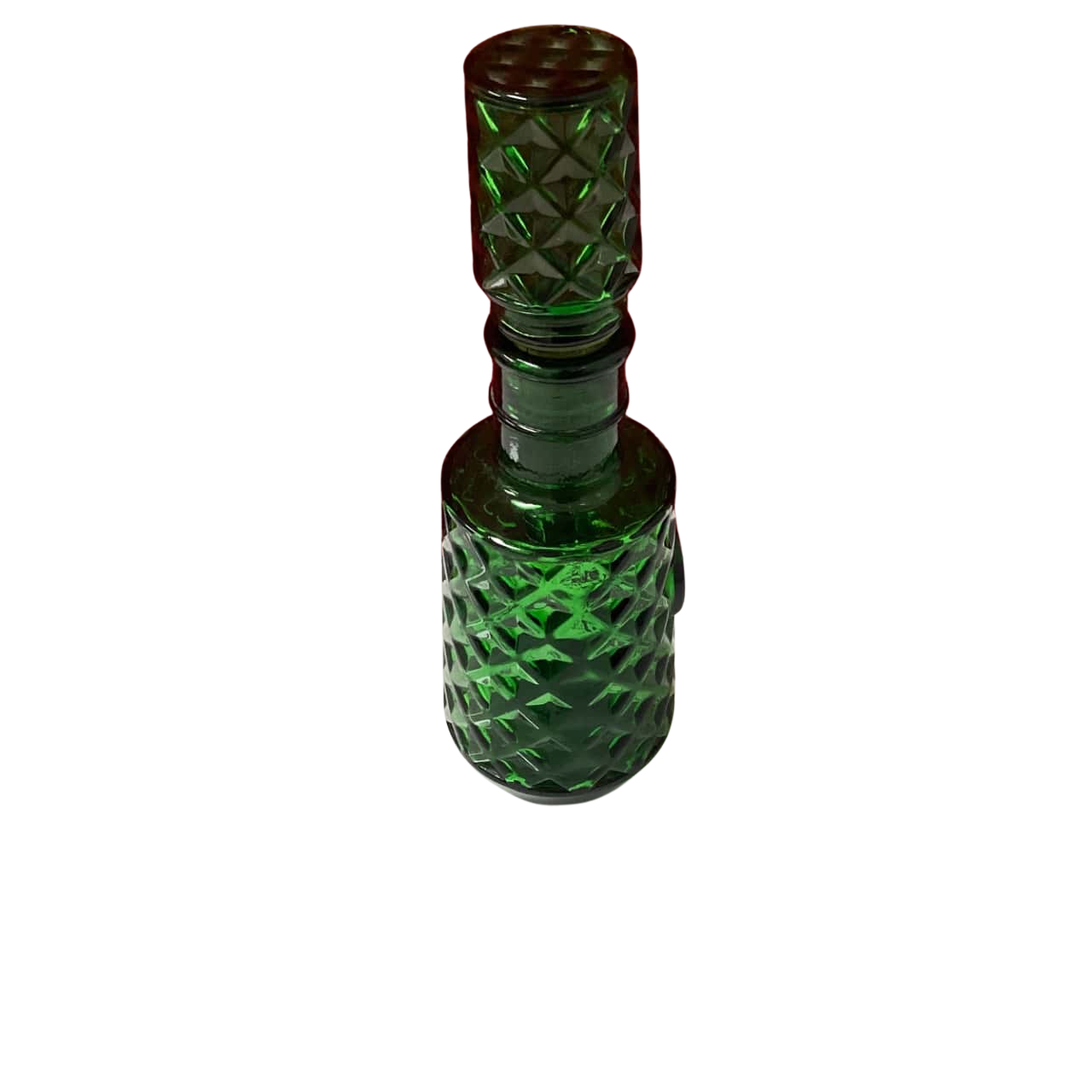 Vintage Green Glass Decanters