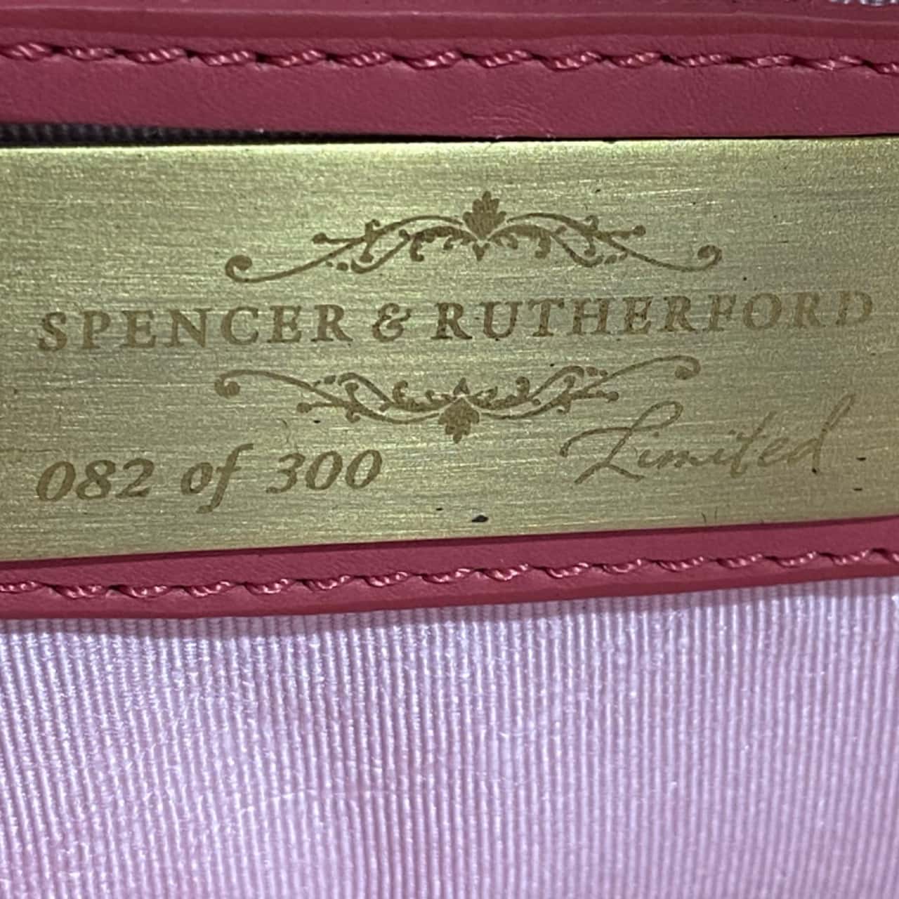 Womens SPENCER & RUTHERFORD Faux Fur Maroon Leather Hand Bag Limited ...