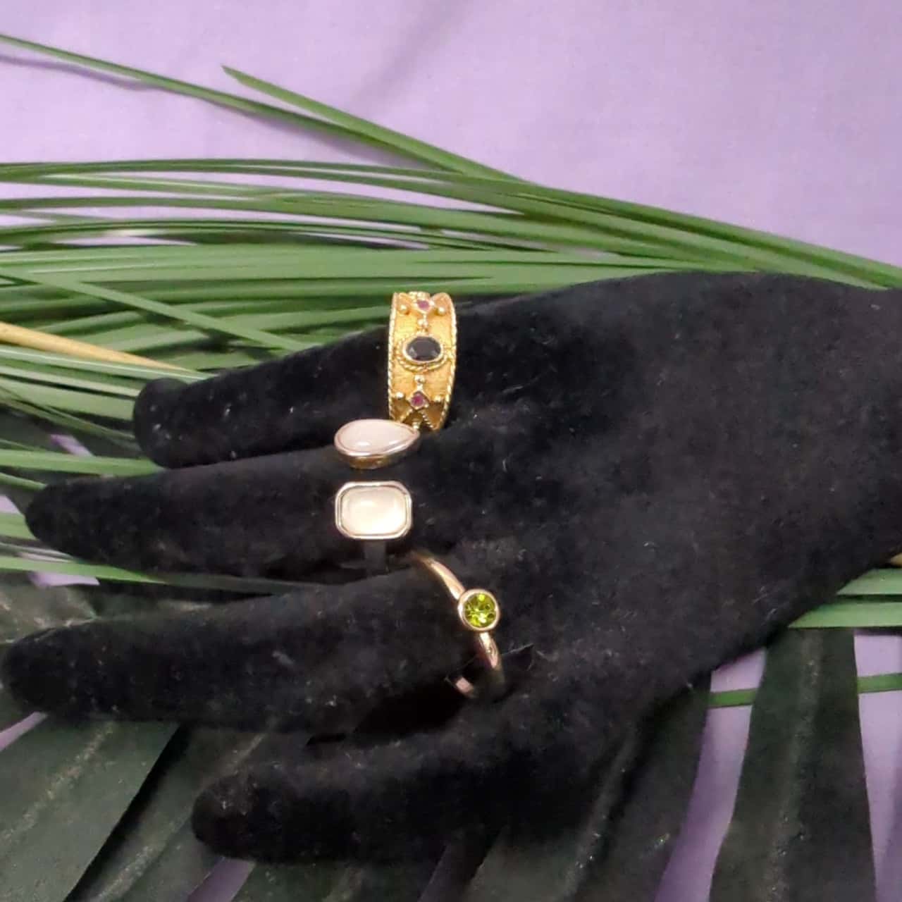 Set of 3 costume rings (s)