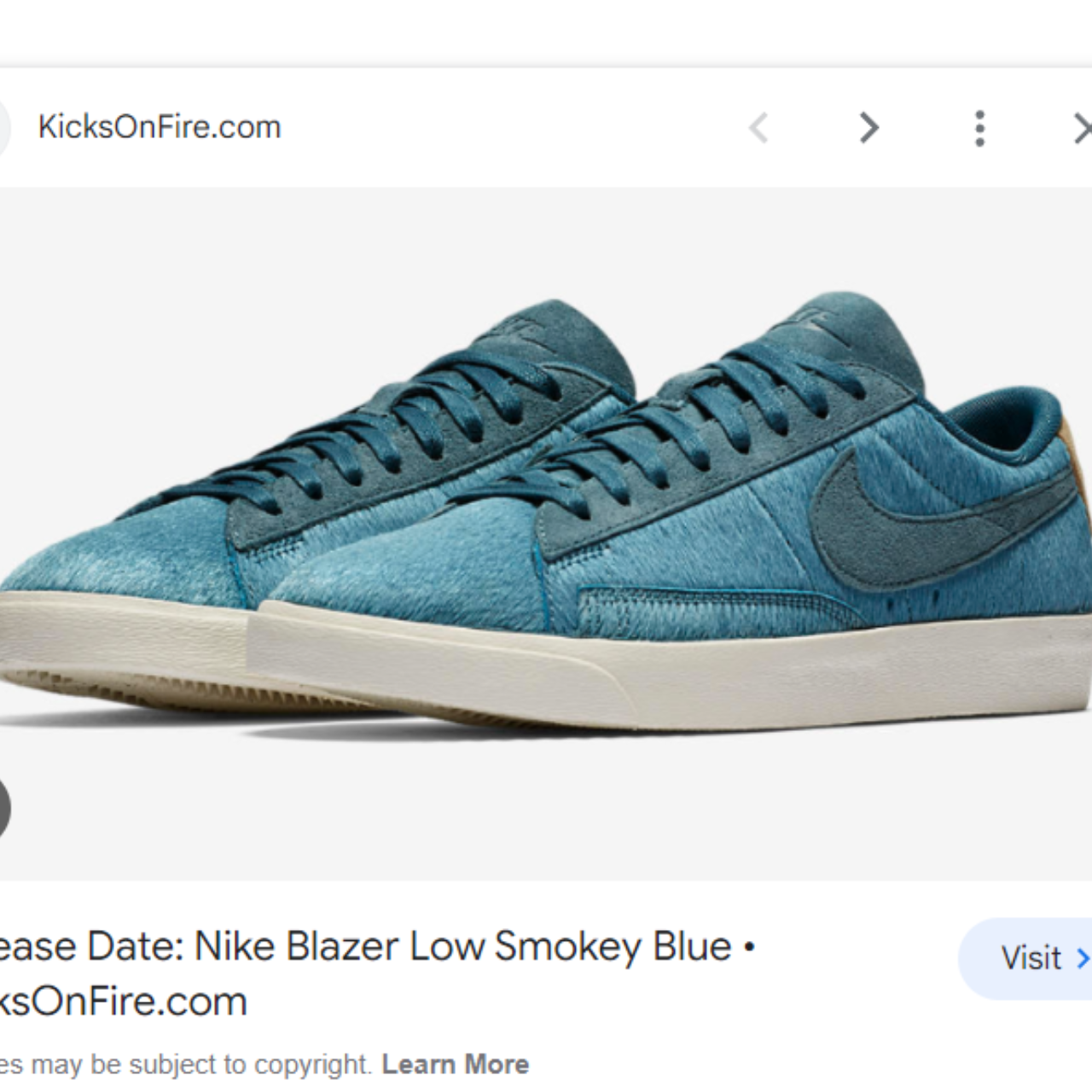 Nike Smokey Blue Blazer Low LX Shoes Size 6 (s) - Used As New | Salvos ...