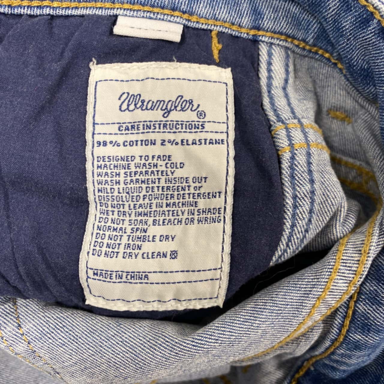 Wrangler Tyler Womens Size 9 Jeans Blue (s)