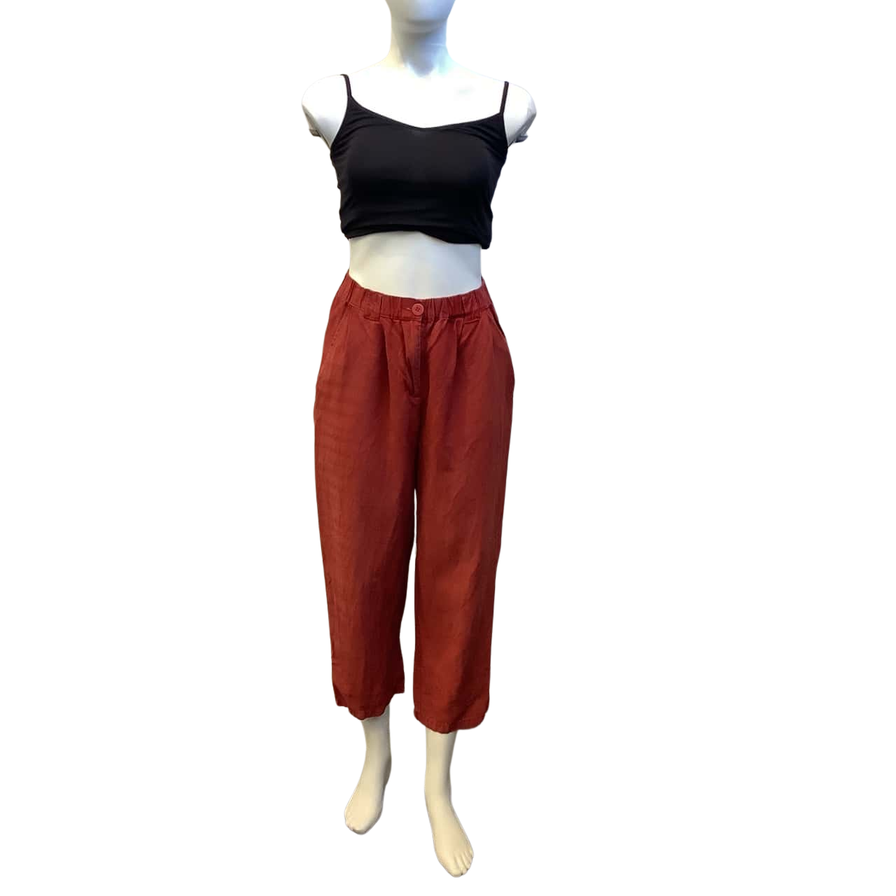 Gorman Womens Size 8 Wide Leg Pants Brick Colour(s)