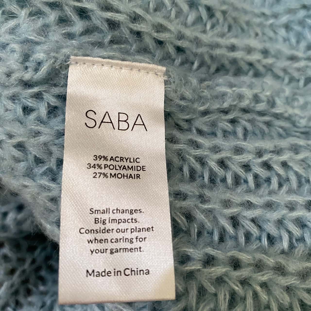 Saba Womens Size M Jumper Blue (s)
