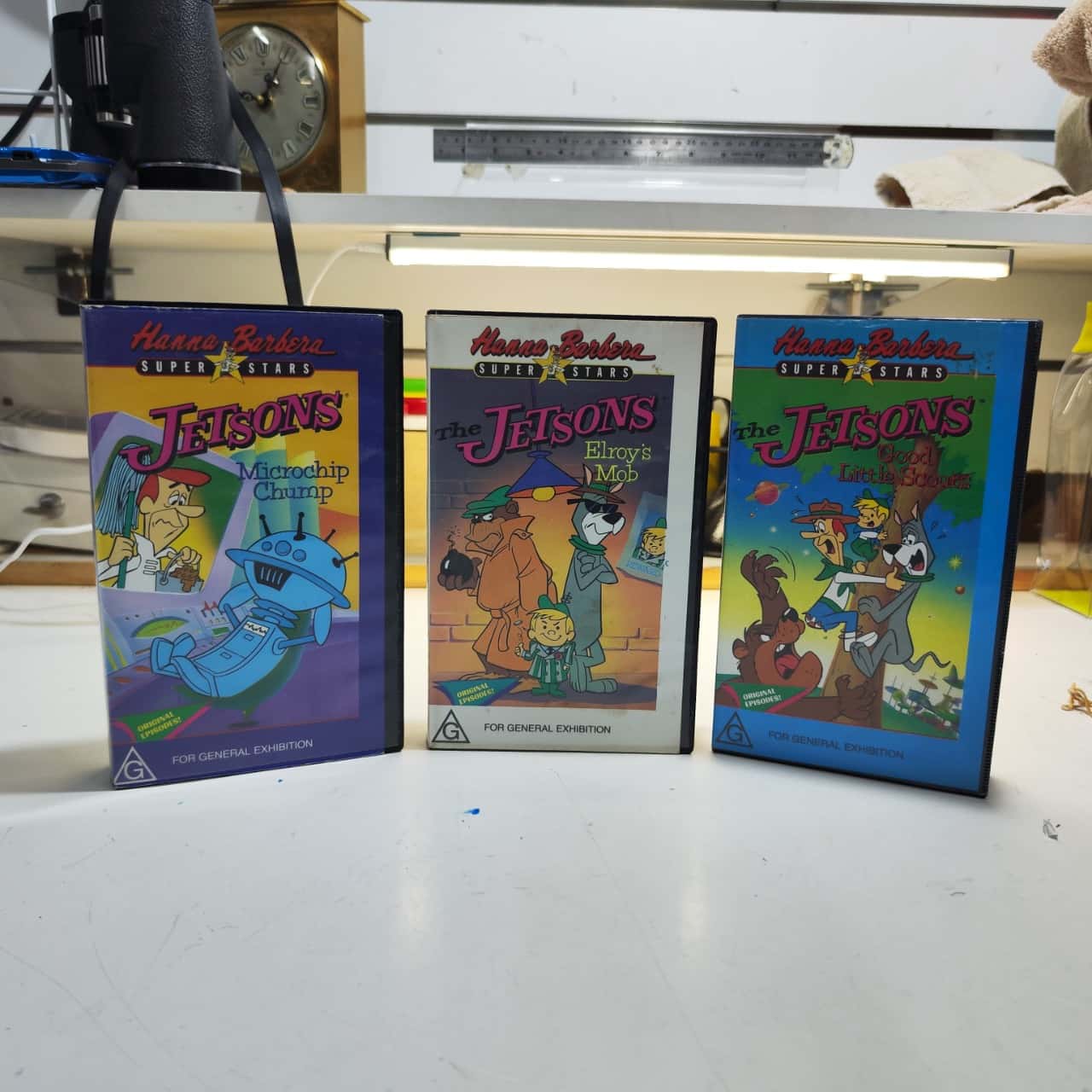 3x Jetsons VHS Tapes