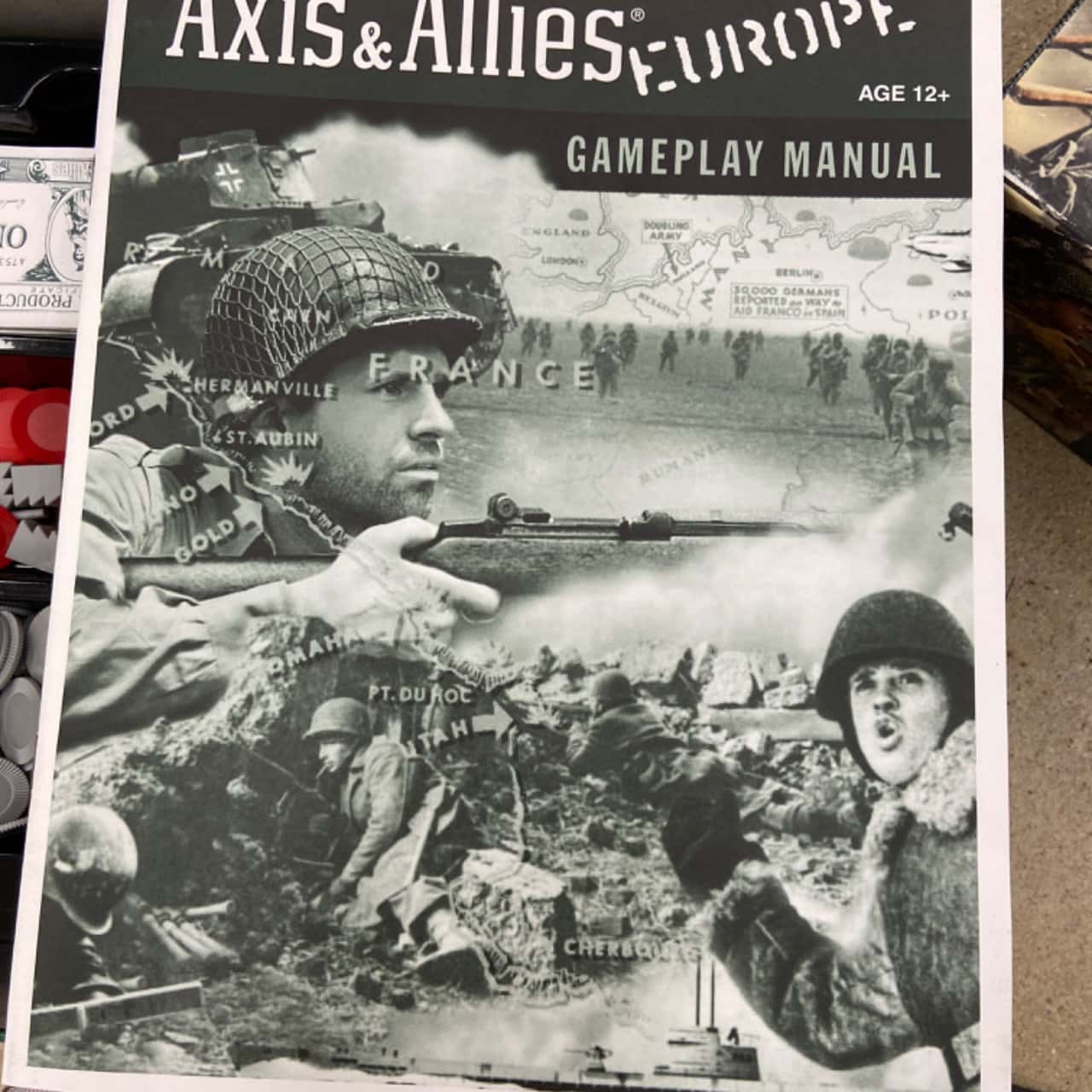 Axis and Allies Europe Military Game (s)