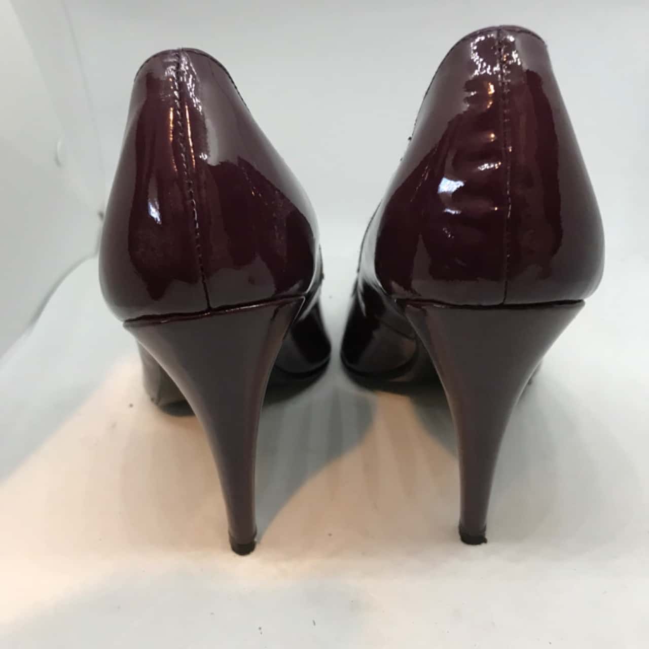 Steve Madden Womens Patent Leather Size 39 Plum Purple Stilettos Made ...