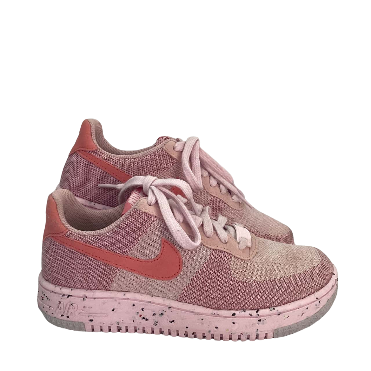 Nike Women's AF1 Low crater Fly knit Size US6 Pink(s)