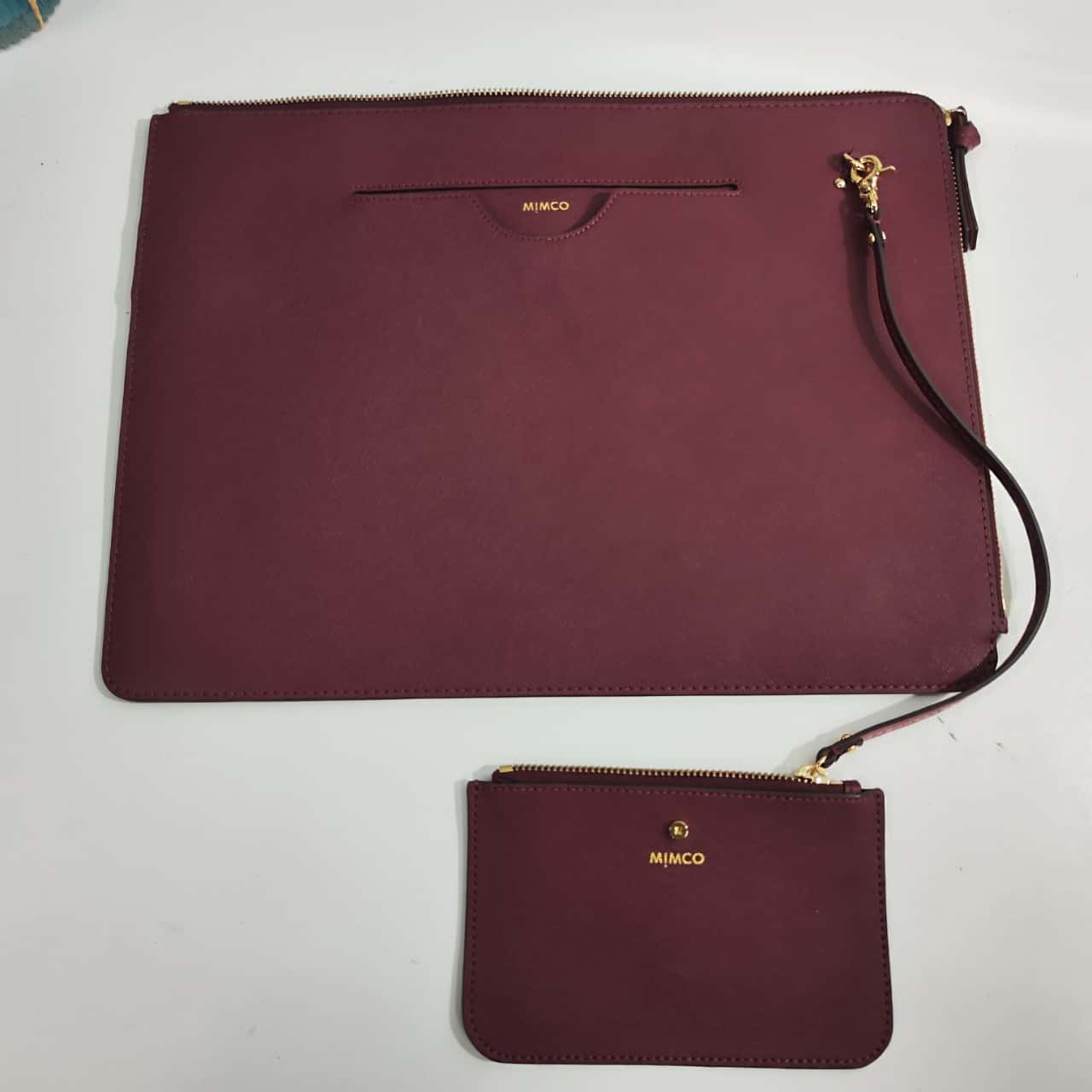 Womens Mimco Zip Up Document Wallet and Mini Purse (s)