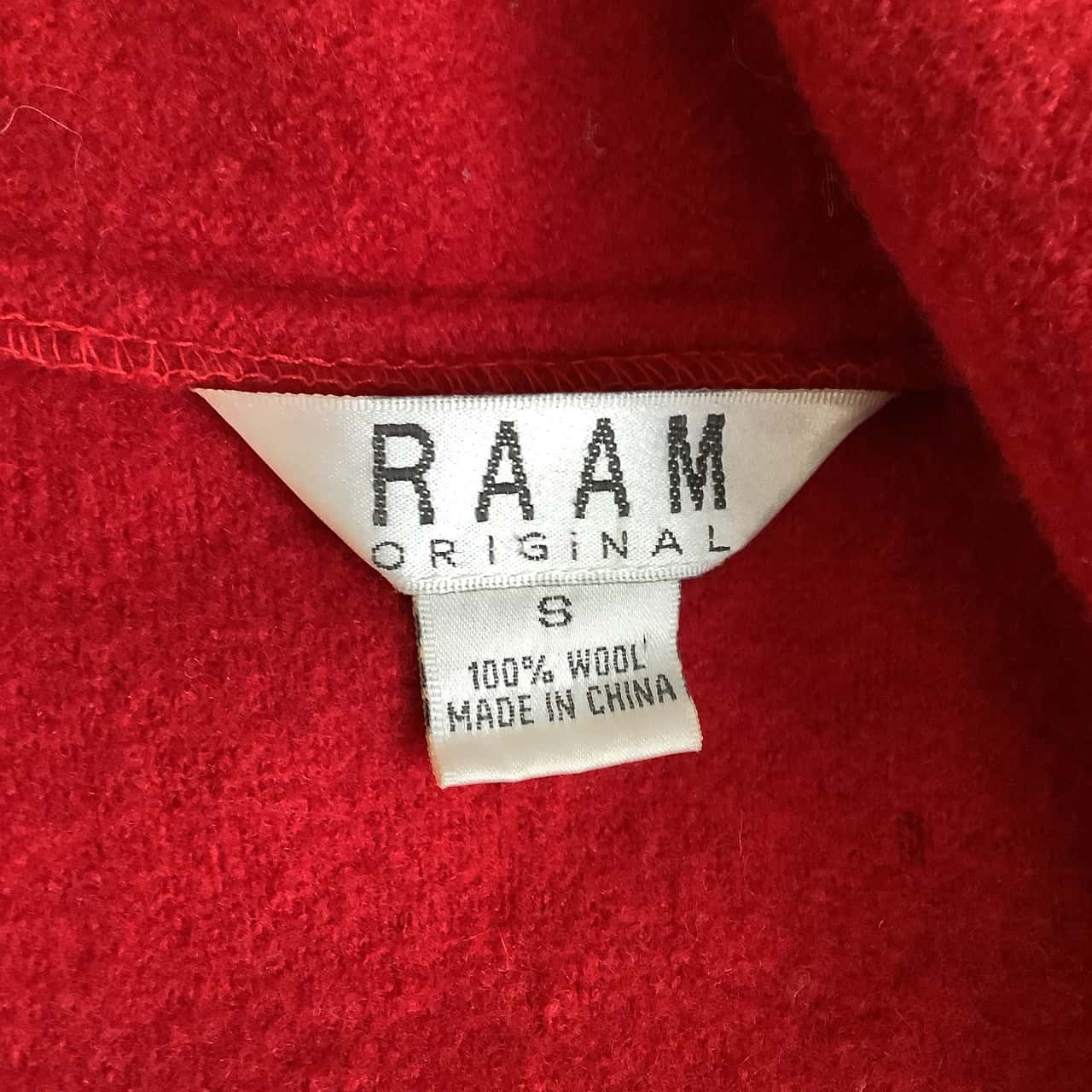 Raam Original Women's Size S 100% Wool Winter Coat Red (s) - Used Very ...