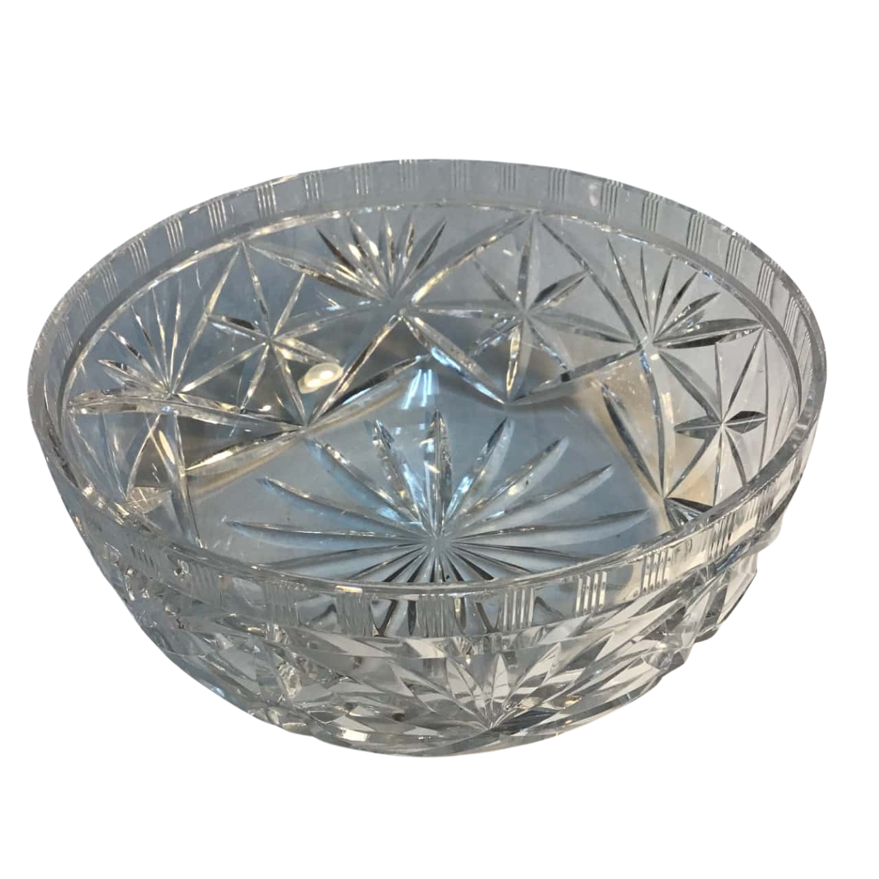 “Reduced”Lead Crystal Bowl