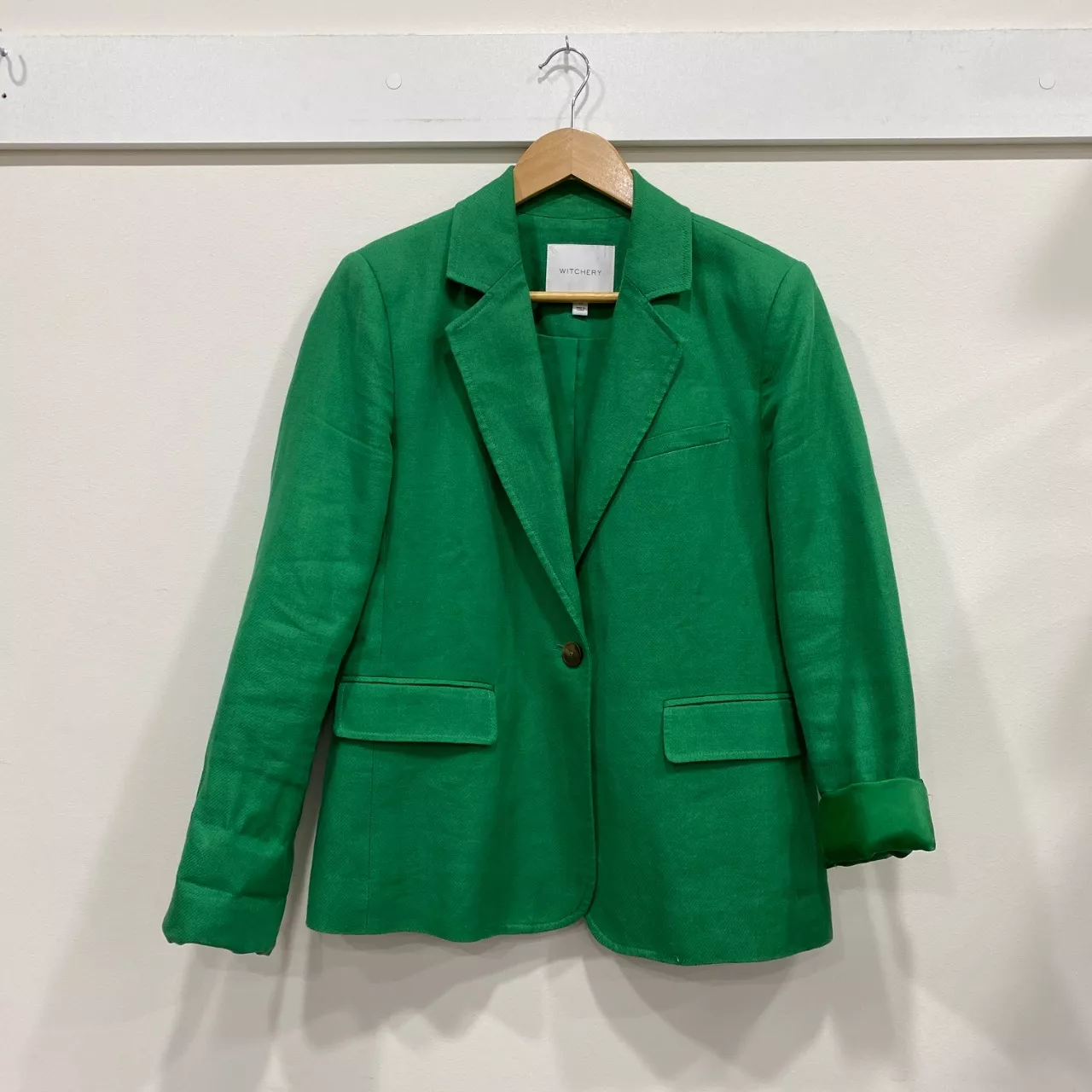 Witchery Womens Size 10 Jacket Green