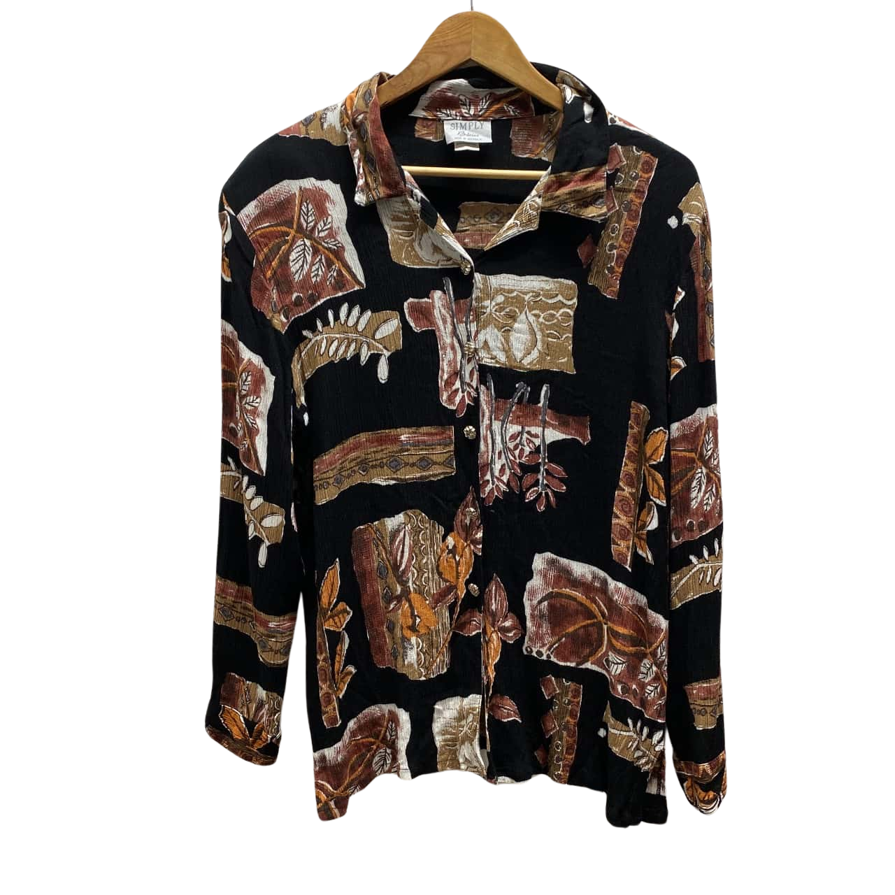 Simply Basics Womens’s Black / Pattern Shirt(s)