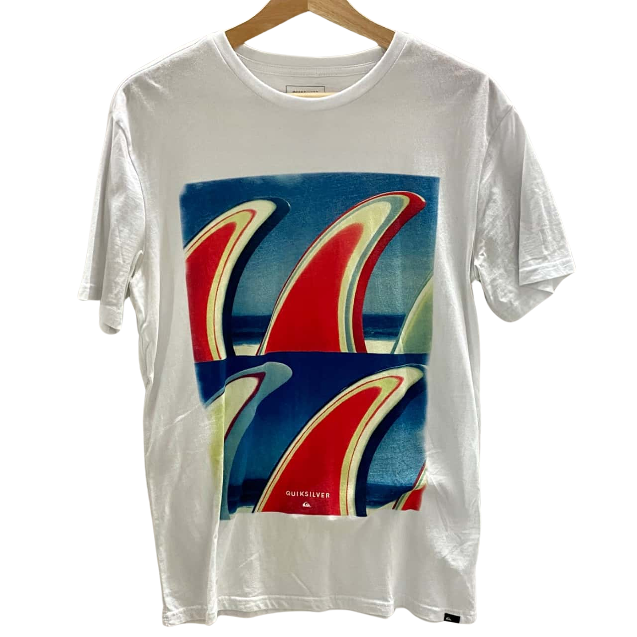 Quicksilver Mens Size S White T-Shirt (s)