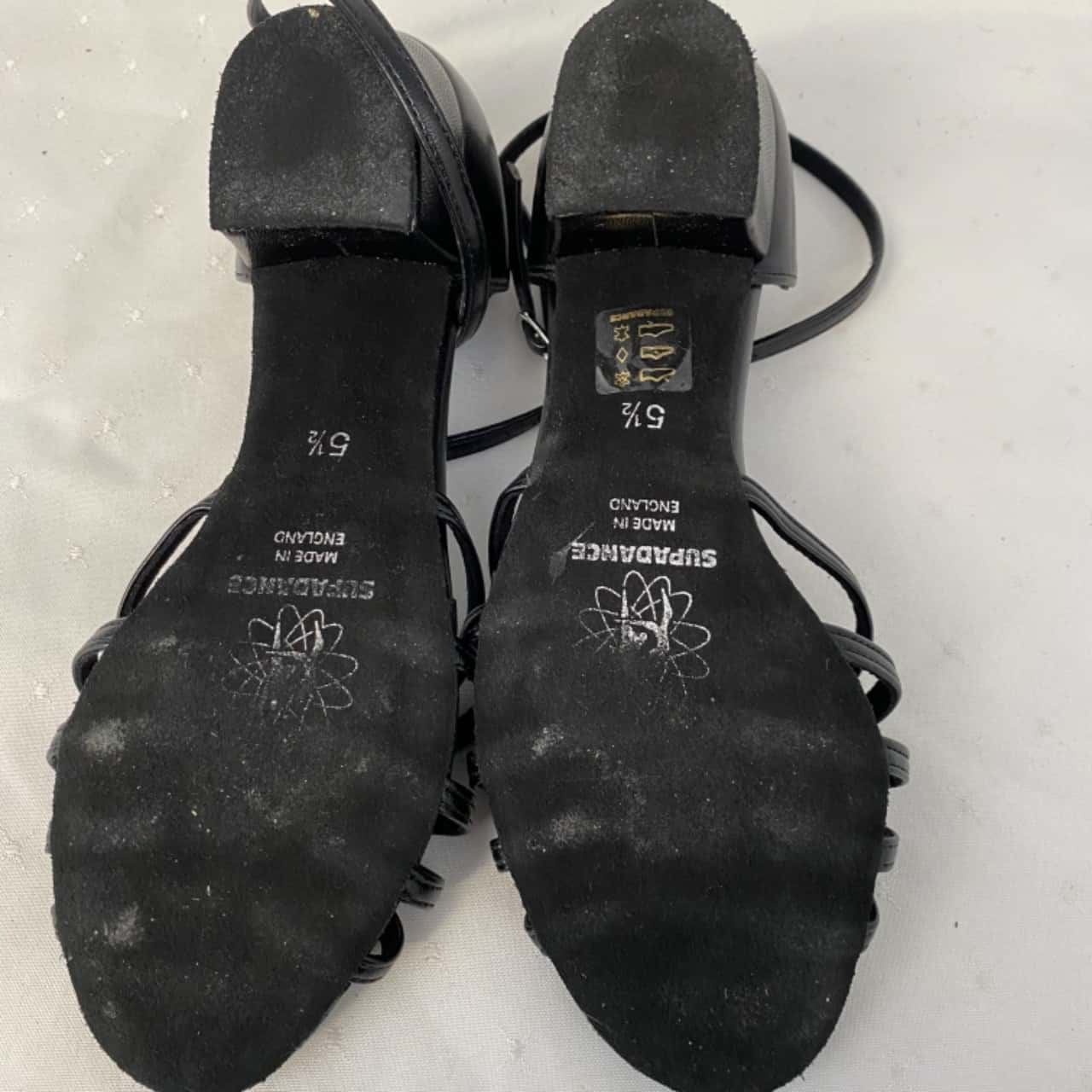Supadance Luxury Dance Shoes Womens Size UK5.5 Black (s)