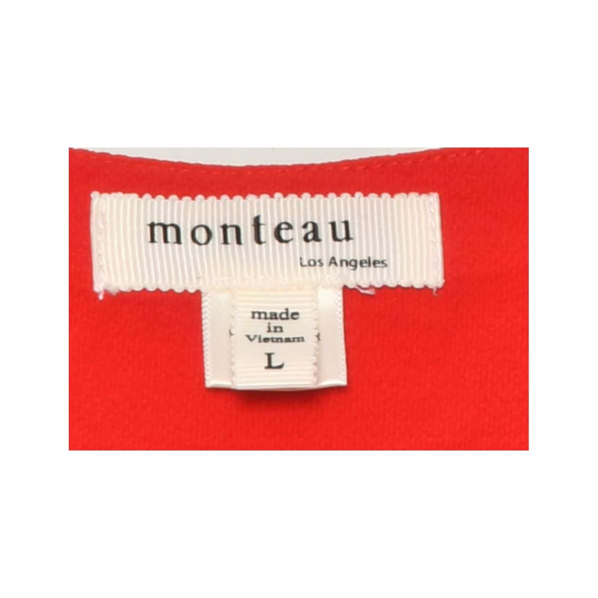 Monteau Women's Size M Sleeveless Top Red