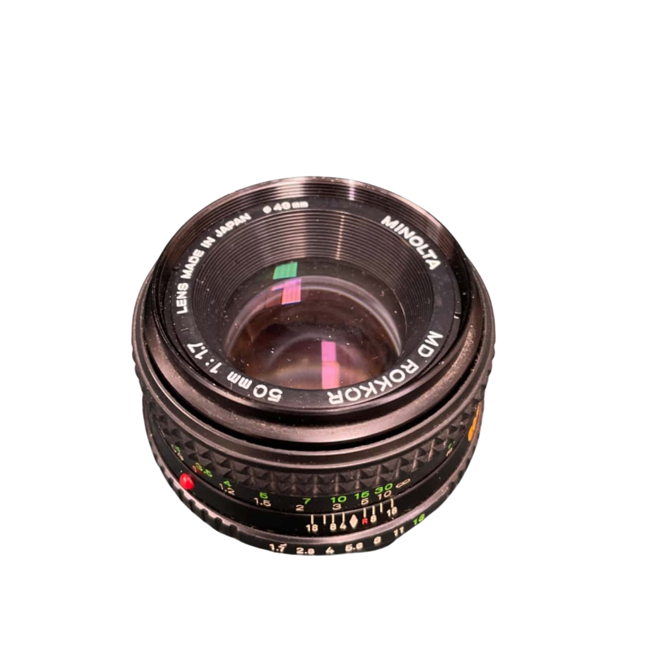 Vintage Minolta MD Rokkor 50mm 1:1.7 Lens(s)