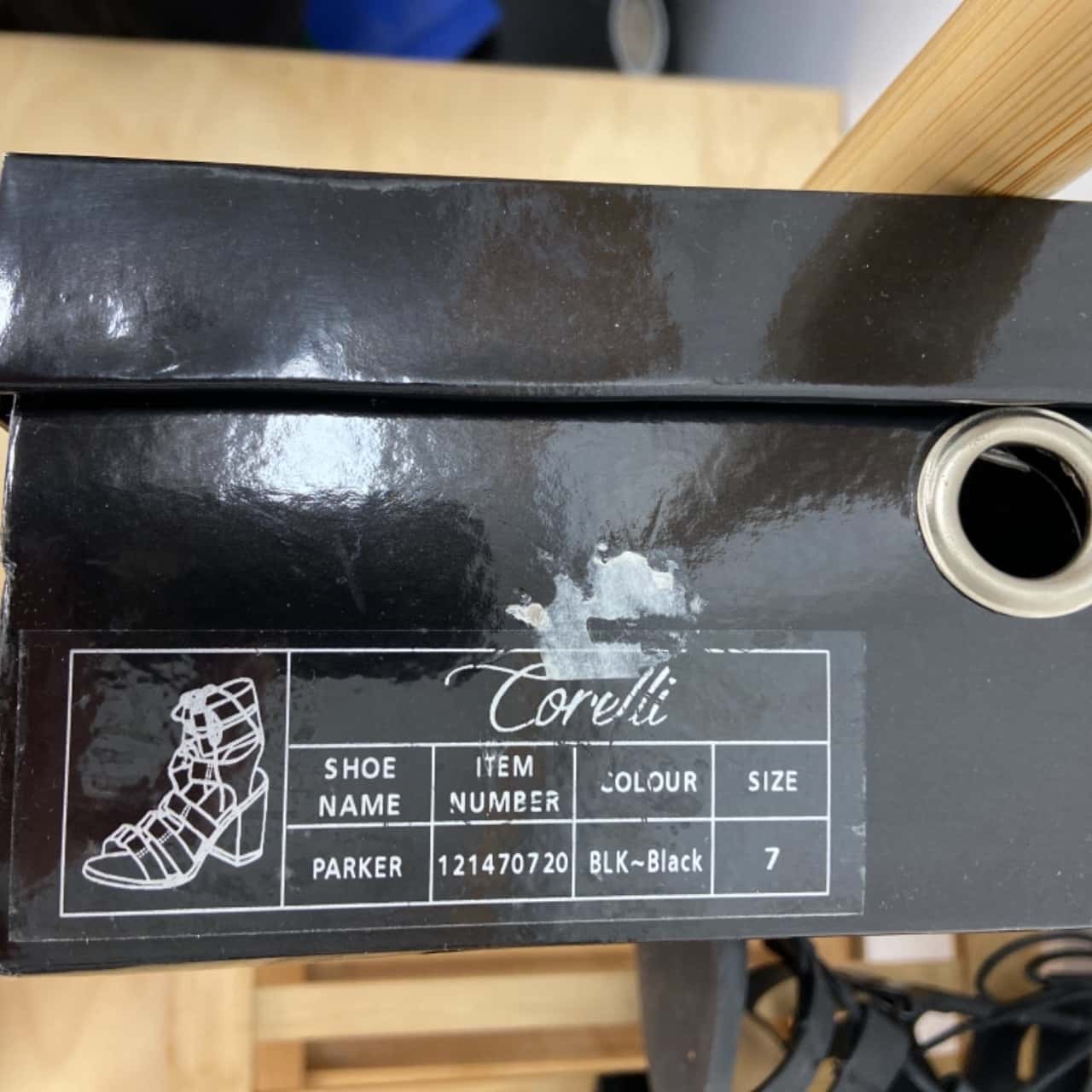 Corelli Size 7 Black Heels(s)