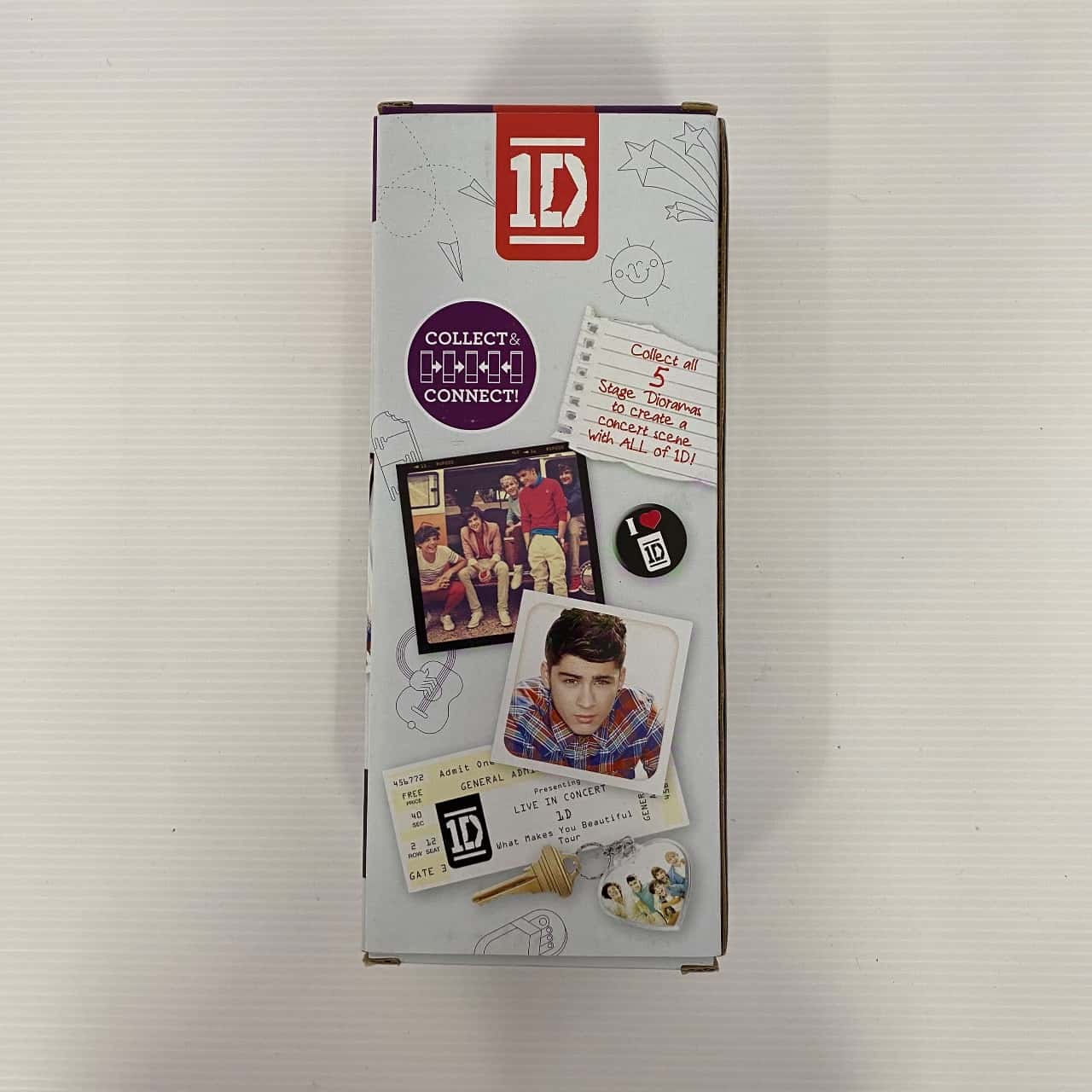 Zayn 1D One Direction 2012 Collector Doll 12” Concert Stage Diorama ...