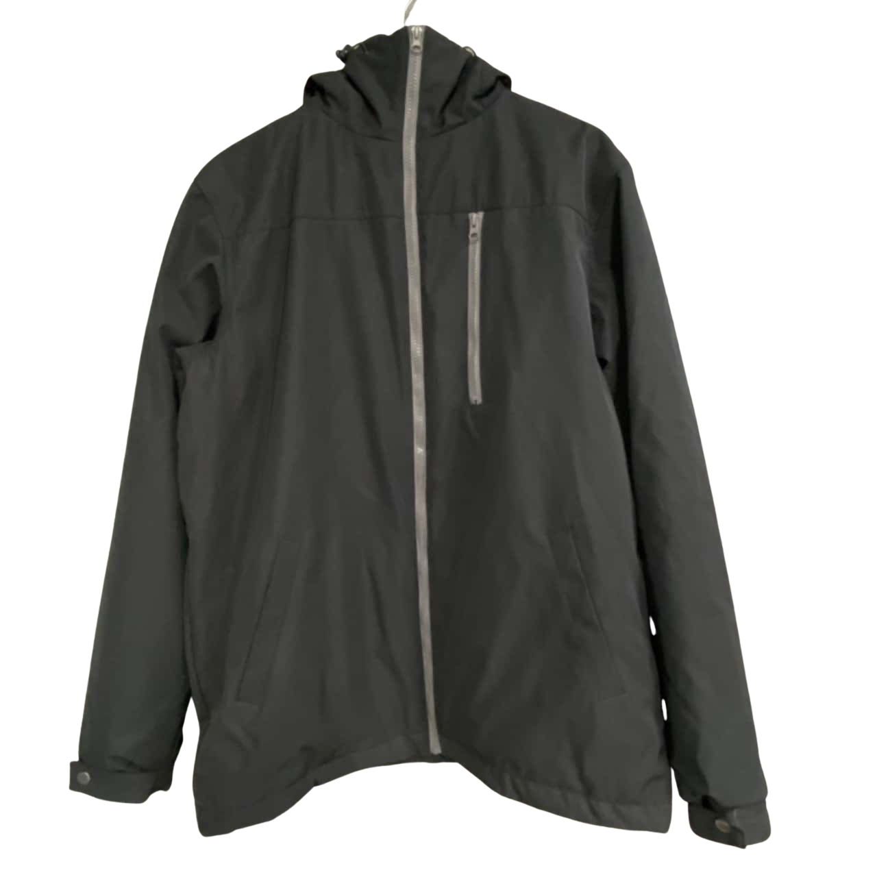 Outrak Mens Size L Front Zipper / Hood Jacket Black