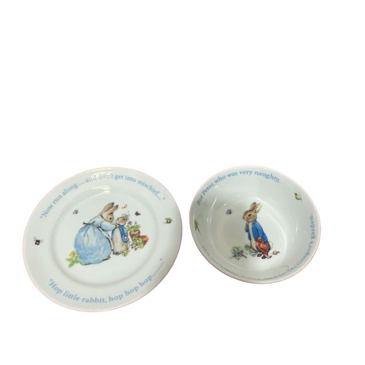 Peter Rabbit Collectable Plate & Bowl