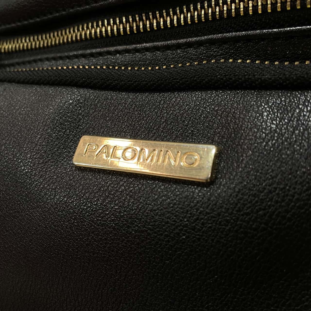Palmino Womens Handbag Black/ Gold