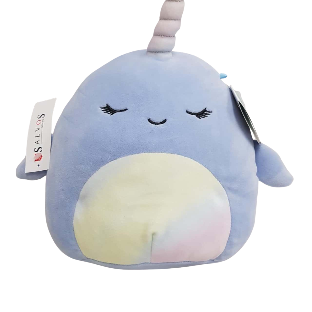 Squishmallow Official Kellytoy 16" (16 inch) 20cm Naomi the Narwhal ...