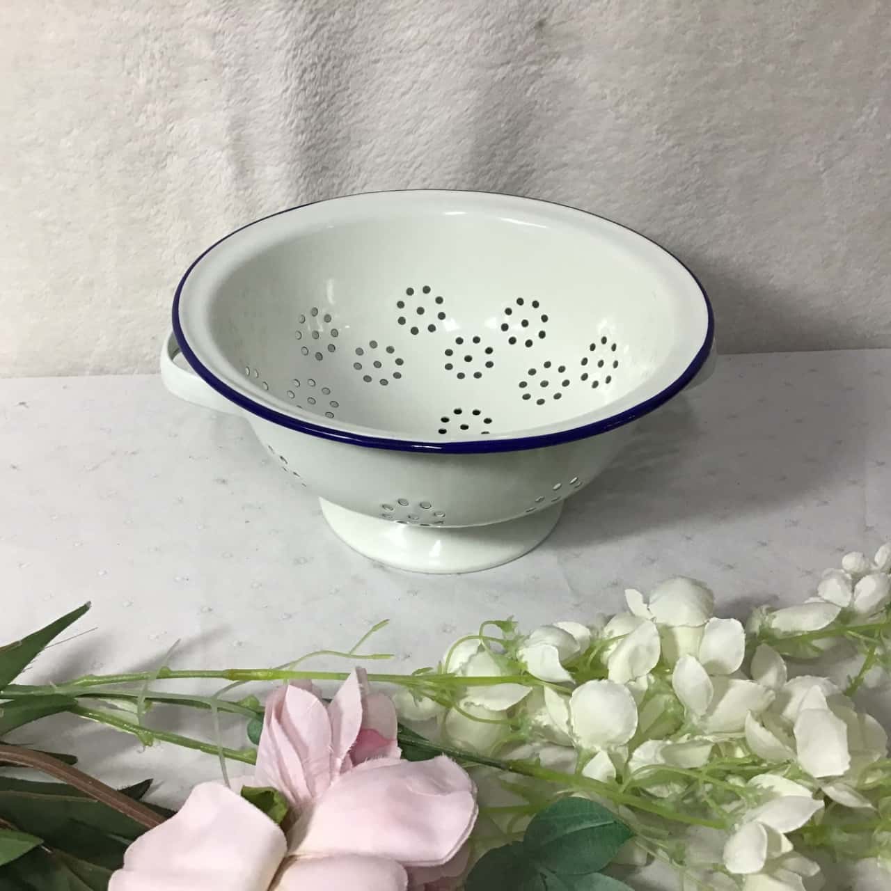 White Enamel Colander(s)