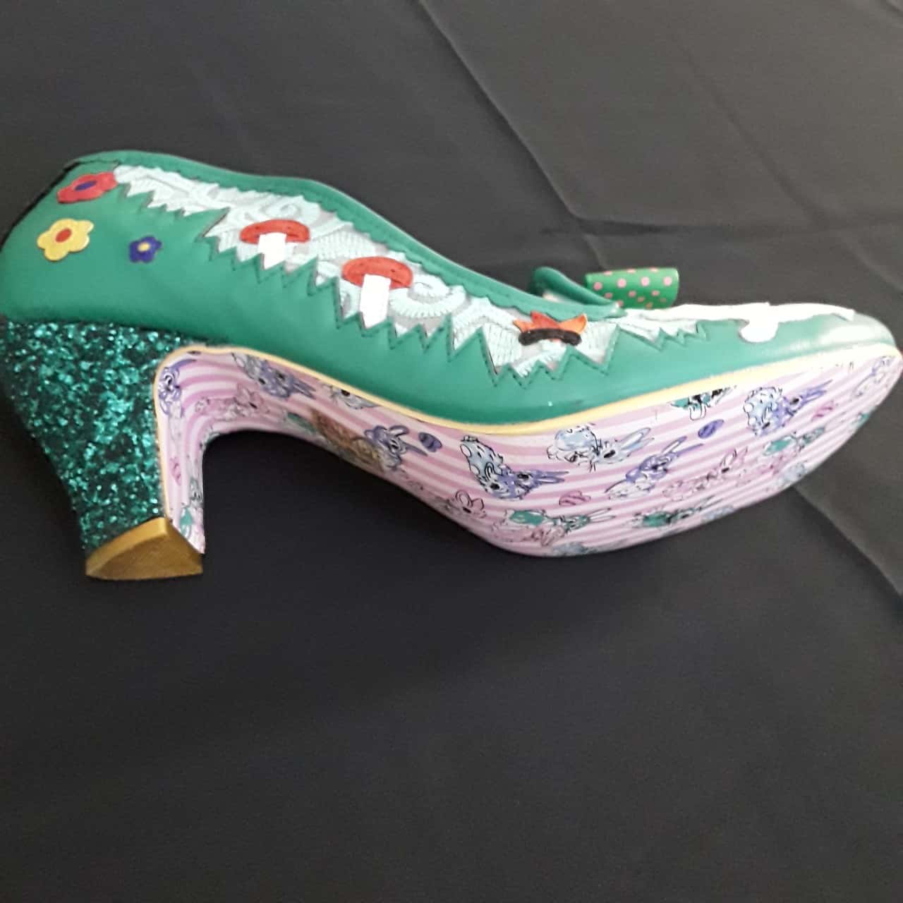 Irregular Choice Womens Shoes Green (s)