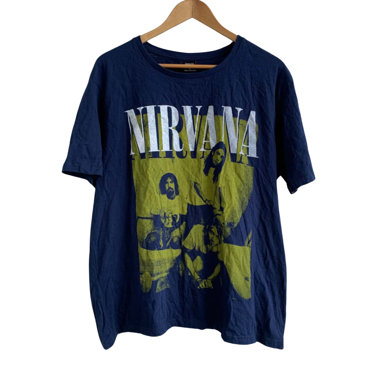 Nirvana Small Navy Graphic Tee(s) - New Without Tags | Salvos Stores