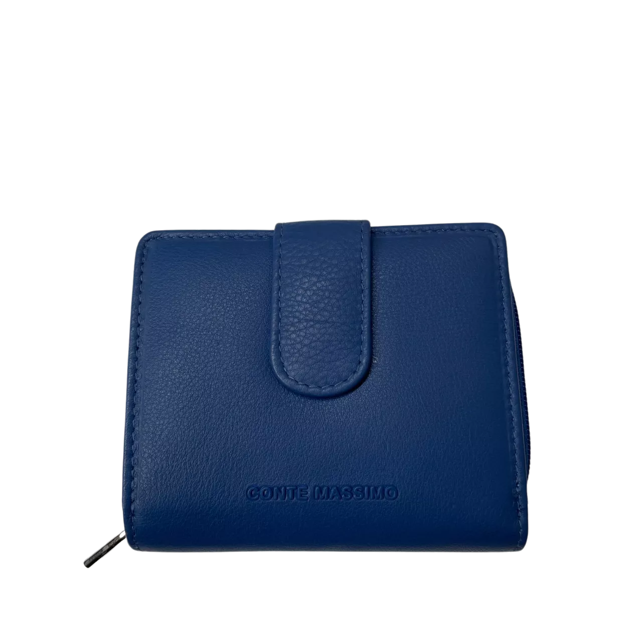 Conte Massimo Leather Wallet in Dark Blue(s)