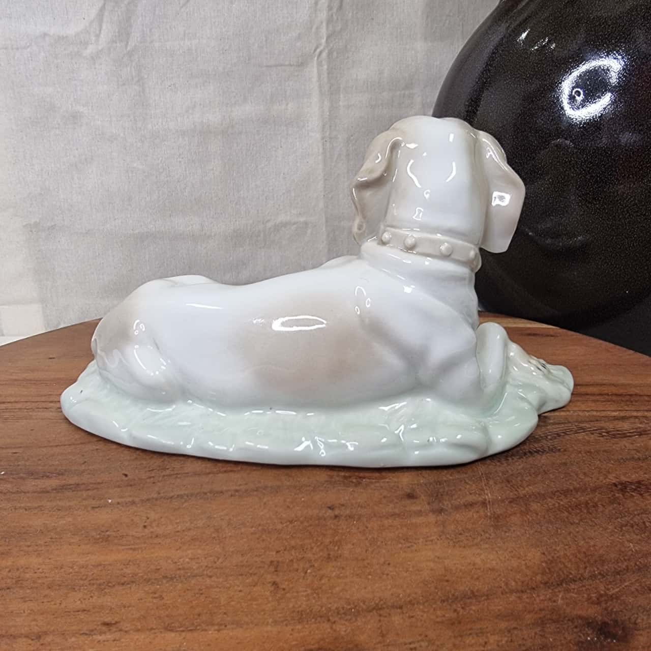 Sanbo Porcelain Retriever Figurine - Made In Japan(s) - Used Very Good ...