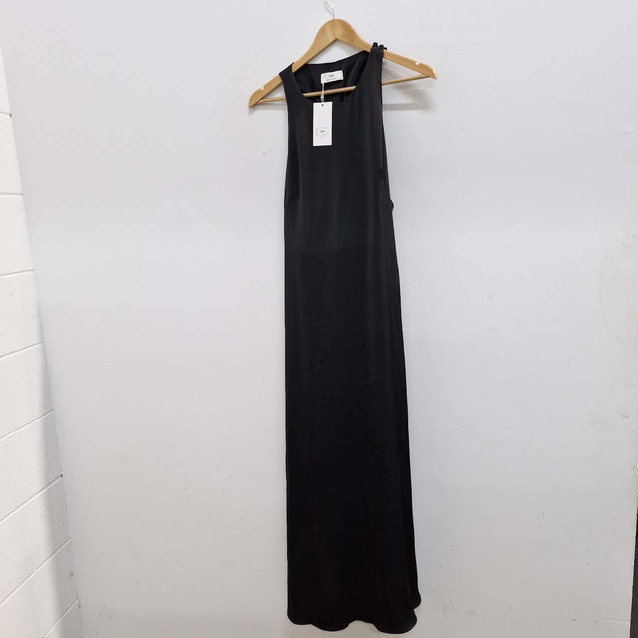 Cue Womens Size 12 Formal Dress / Maxi Dress / Sleeveless Dress Black