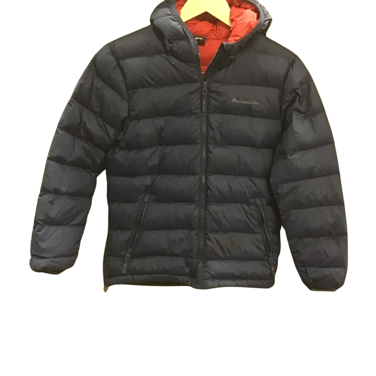 Kids , Macpac Jacket , Blue outer/ Red inner