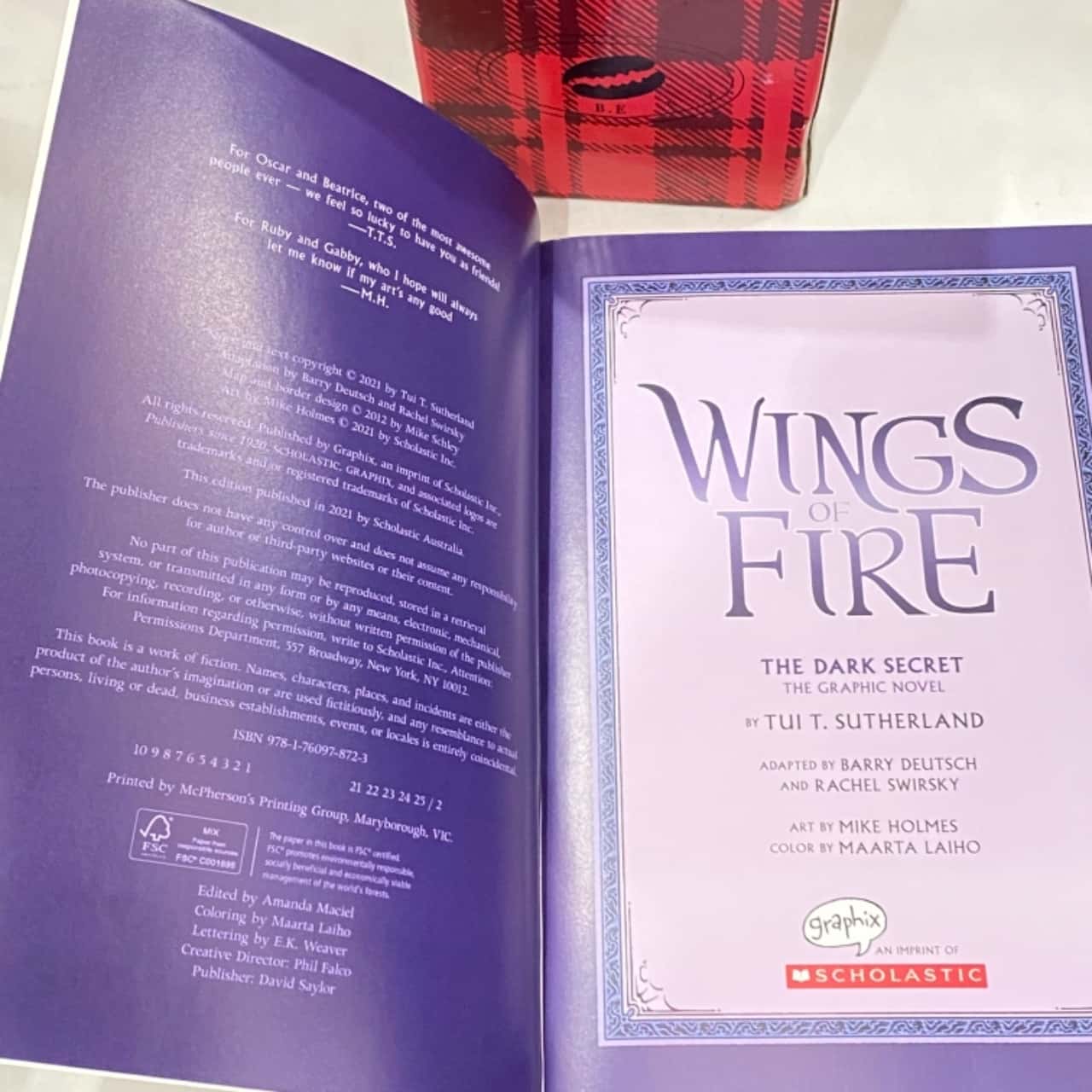 Wings of Fire The Graphic Novel: Book Four by Tui T. Sutherland