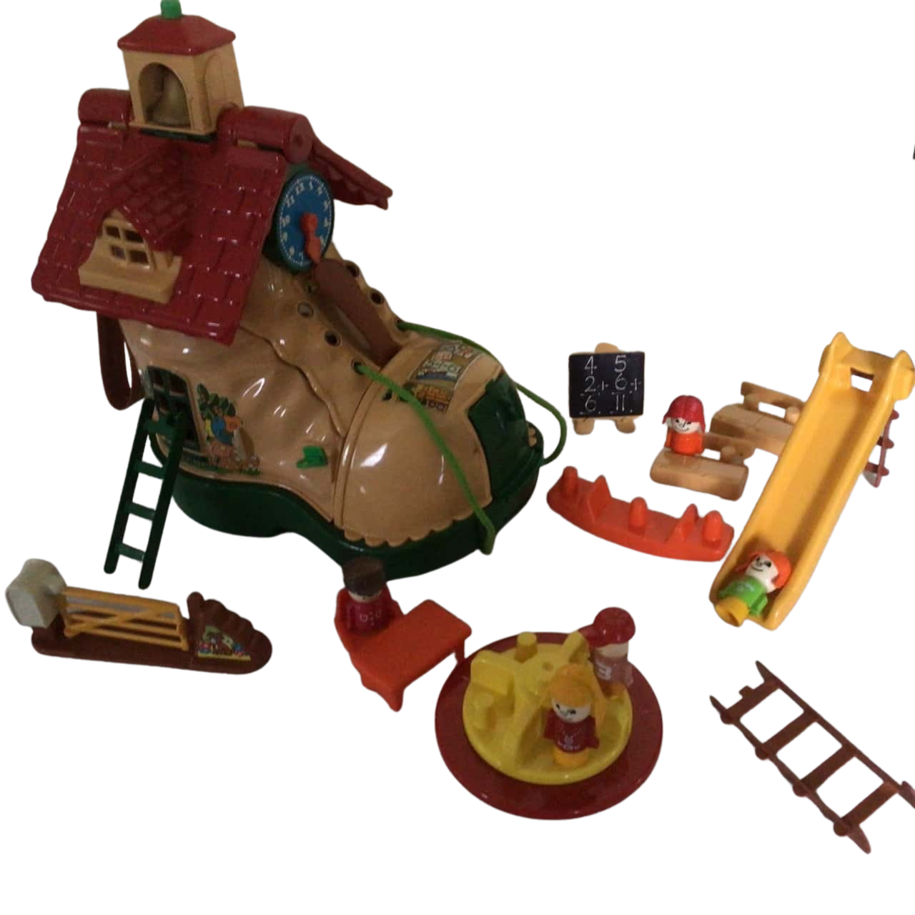 Vintage Matchbox Live n' Learn Play Boot Shoe School House Playset 1983 ...