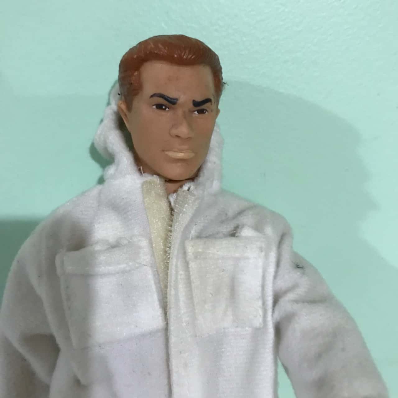 Vintage Totsy 1993 Action Man with2 Piece White Outfit & White Boots ...