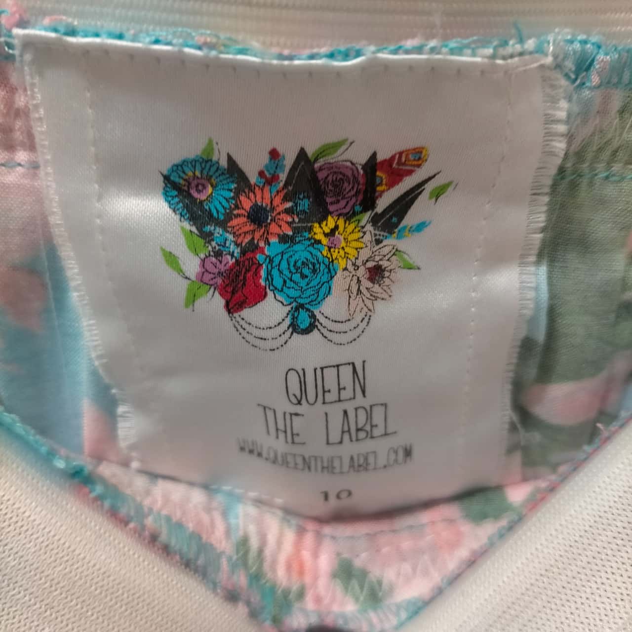 QUEEN THE LABEL Size 10 Maxi Floral / Multicoloured Maxi Skirt VGUC