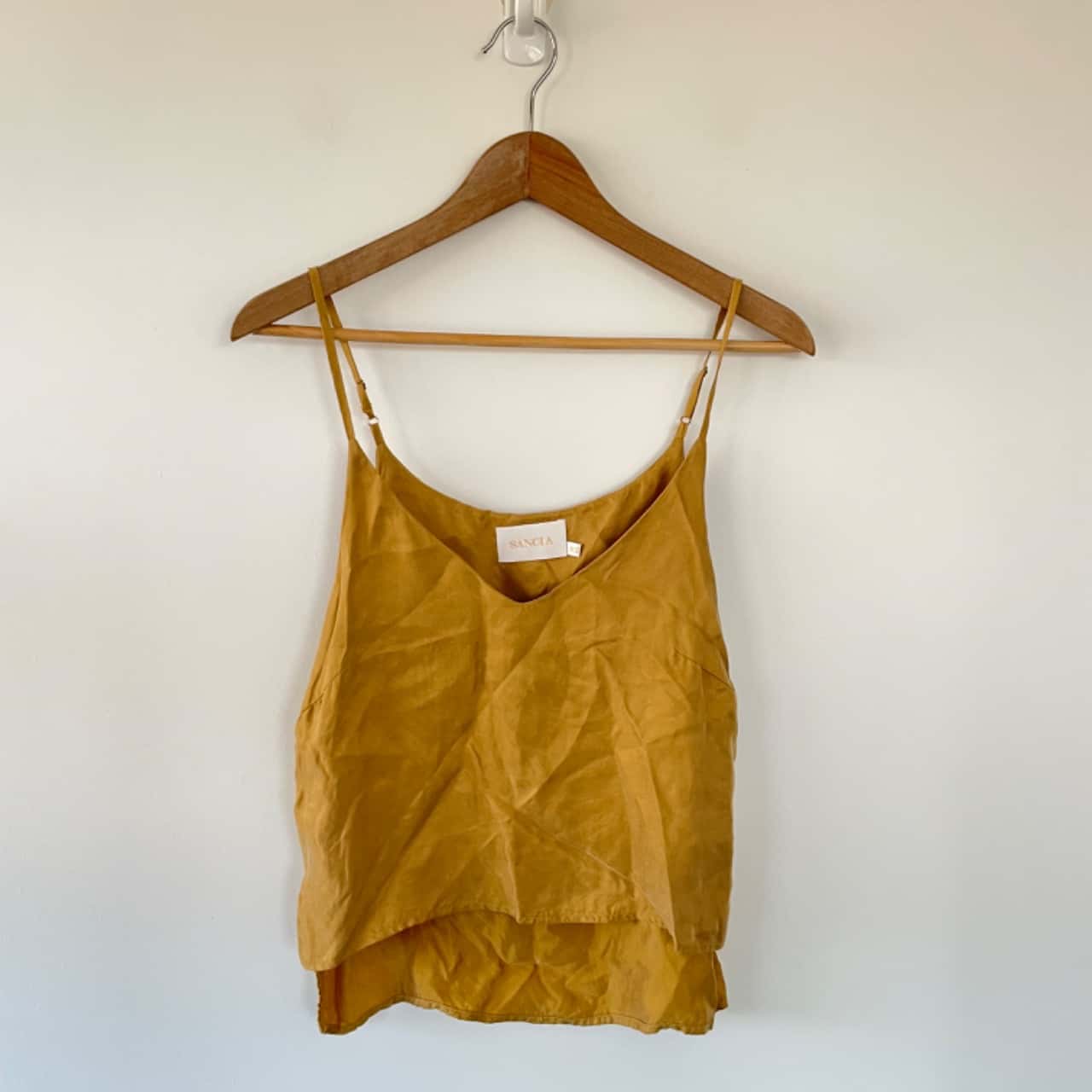 Sancia Mustard Cami Top Size 6 / XS