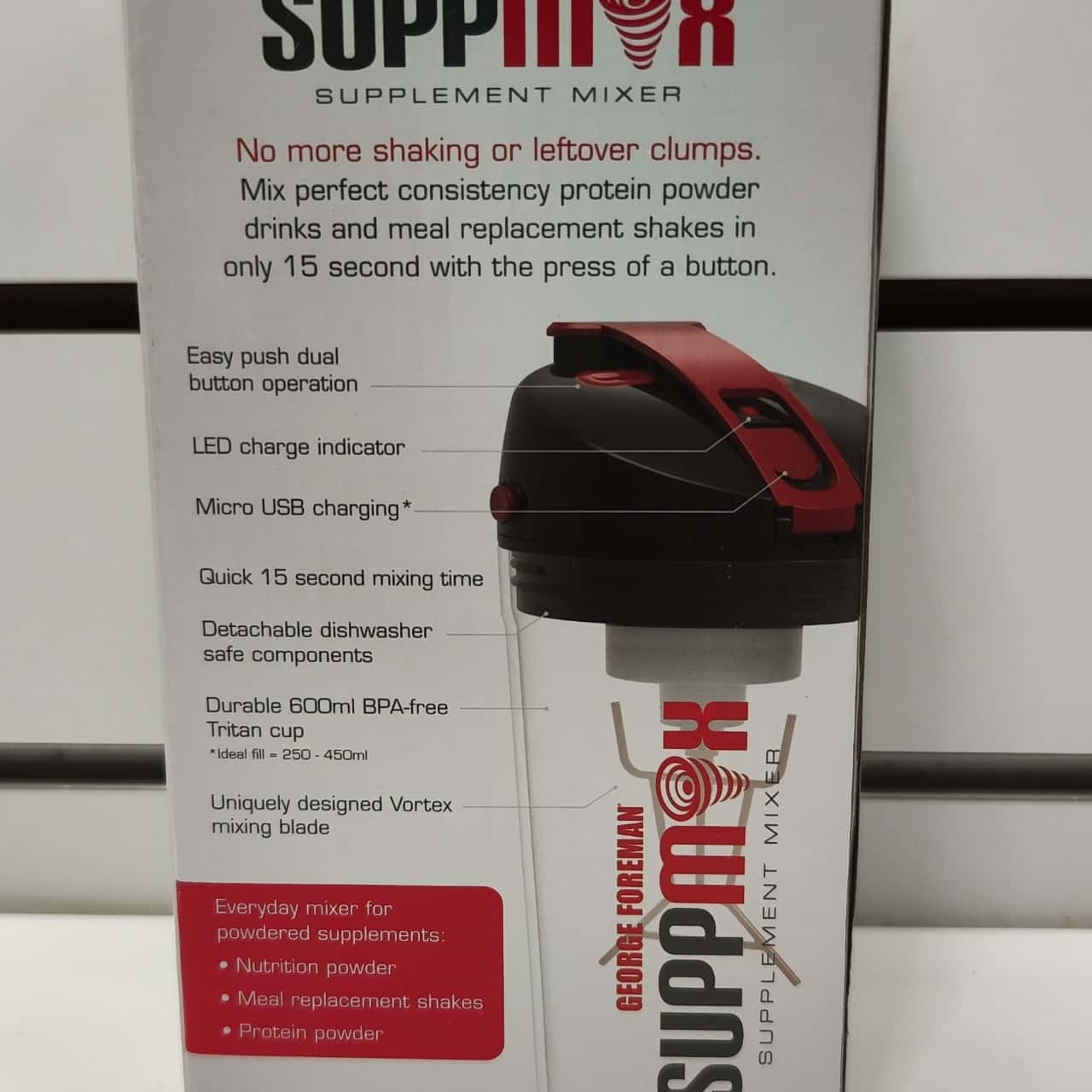 George Foreman SuppMix USB Powered Supplement Mixer (s)