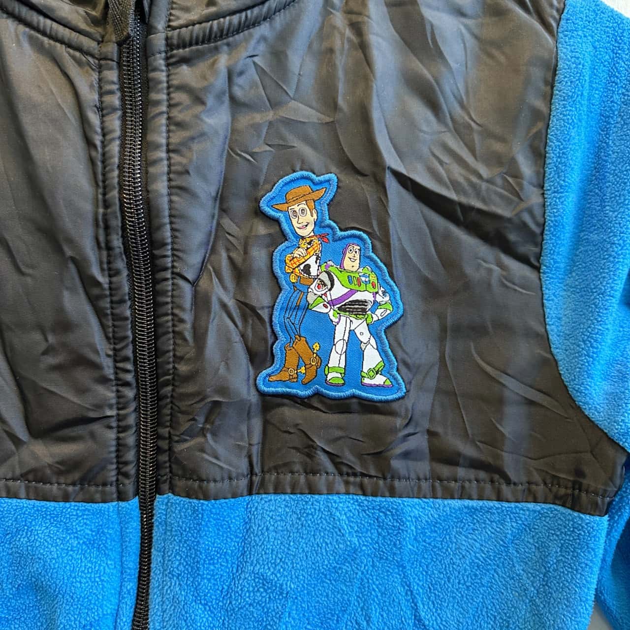 Disney Boy's Size 7 / 8 Toy Story Jacket Black / Blue