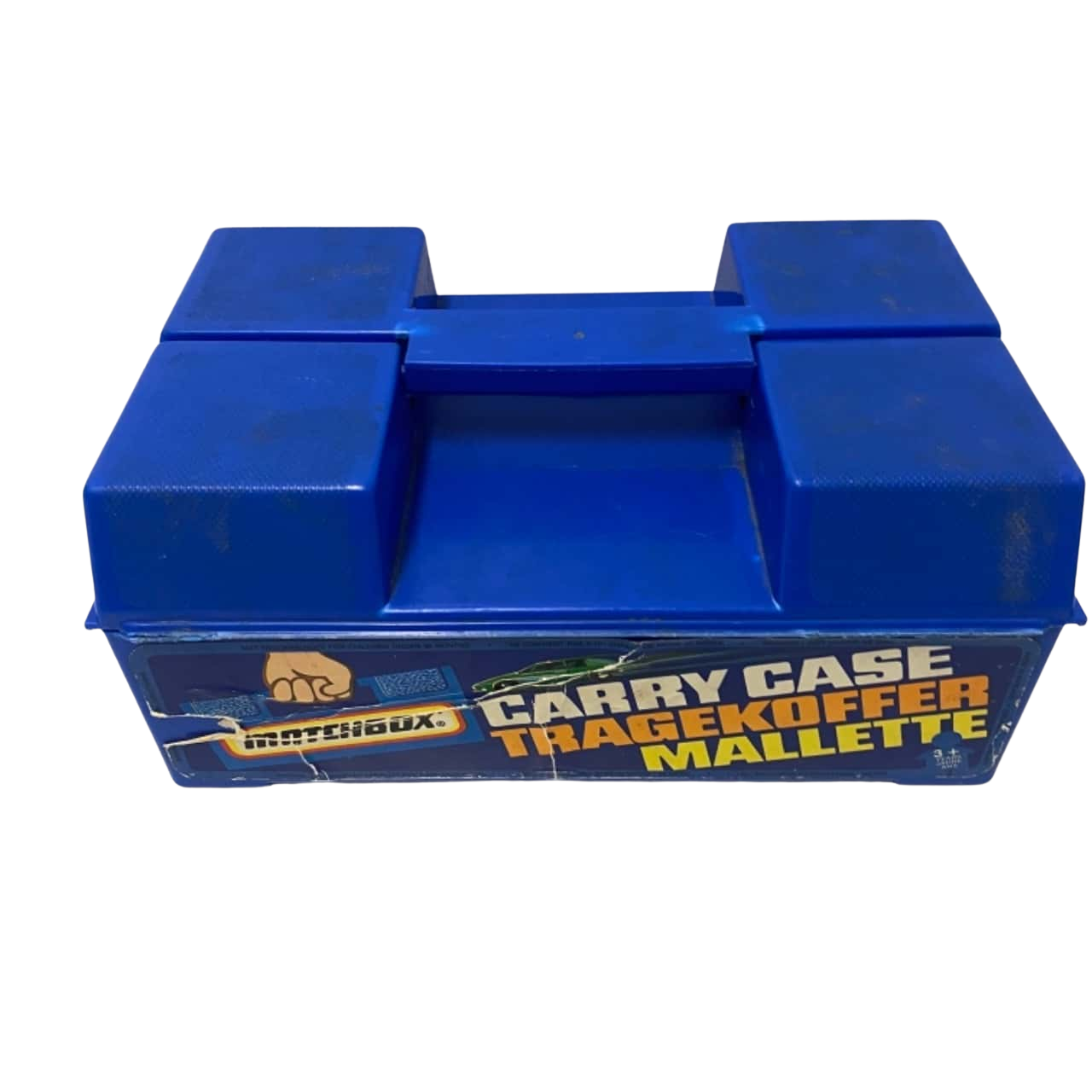 VINTAGE 1981 MATCHBOX CARRY CASE WITH TWO TRAYS (s)