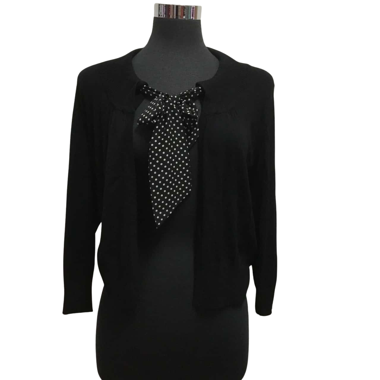 Basque Open Front Tie at Neck Cardigan(s)