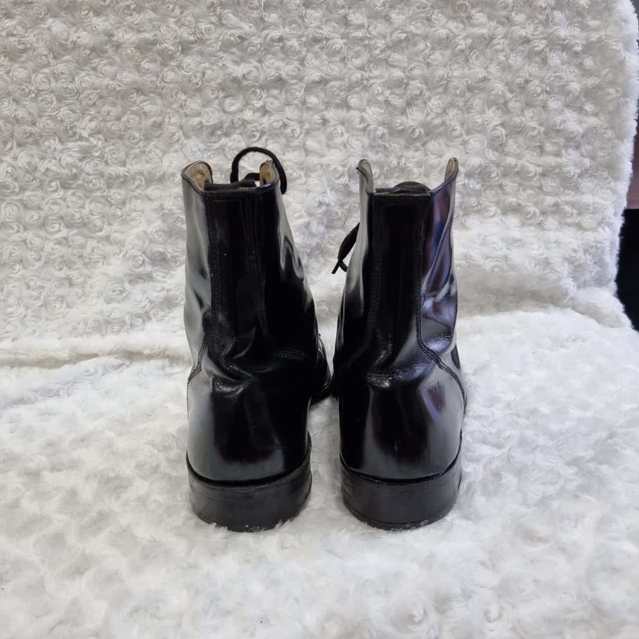 Baxter Footwear Group Mens Leather Boots Size 9 Black (s)
