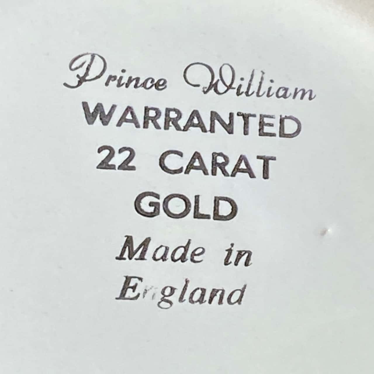 22ct Gold Prince William Mug